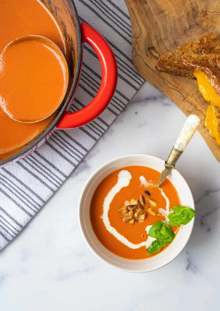 Tomato Soup from Passata - LadyPearTree