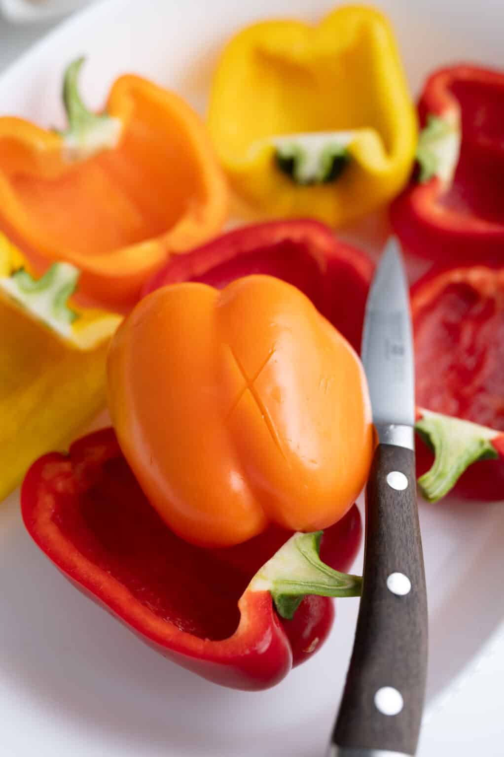 The Best Stuffed Peppers without Tomato Sauce - LadyPearTree