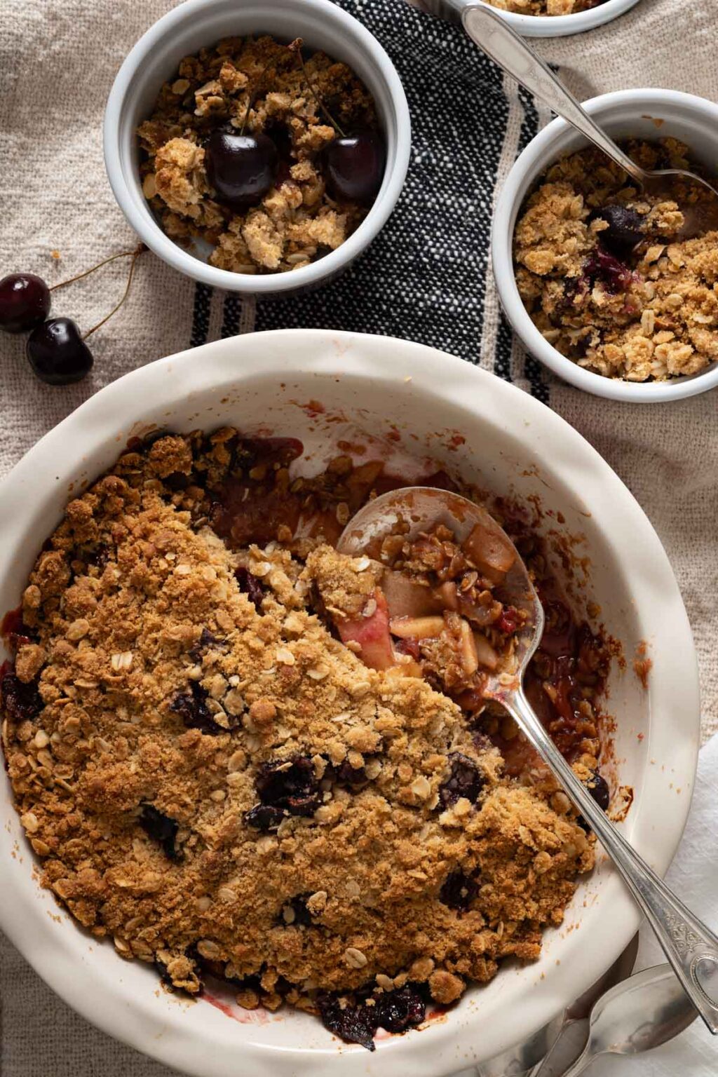 Cherry Apple Crisp - LadyPearTree