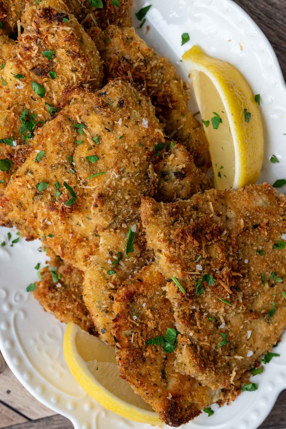 Crispiest Italian Oven-Baked Breaded Chicken Cutlets Recipe - LadyPearTree